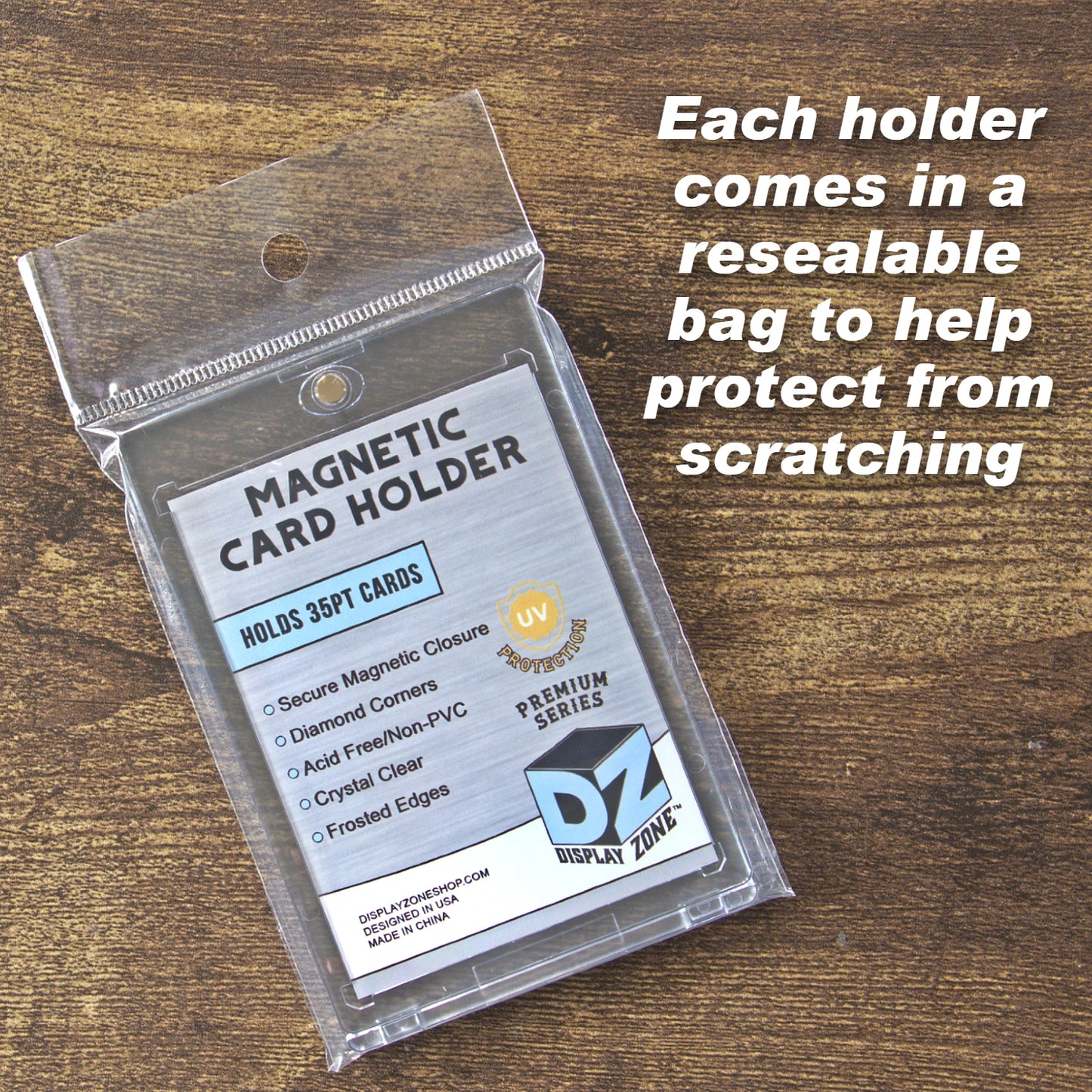 Premium 35pt Magnetic Trading Card Holder One-Touch - Display Zone