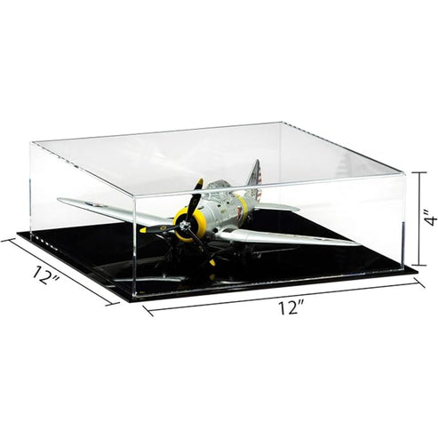 Acrylic Model Airplane Table Top Display Case – Display Zone