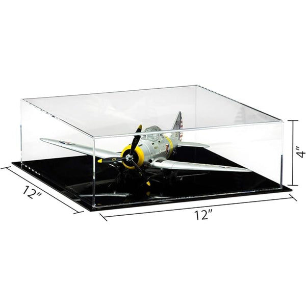 Acrylic Model Airplane Table Top Display Case – Display Zone